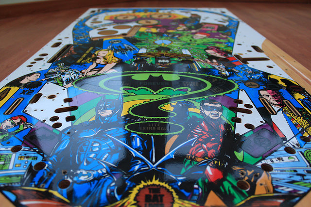 Sold - Batman Forever Blank Playfield - Wall Art, DIY Pin? | Pinball info