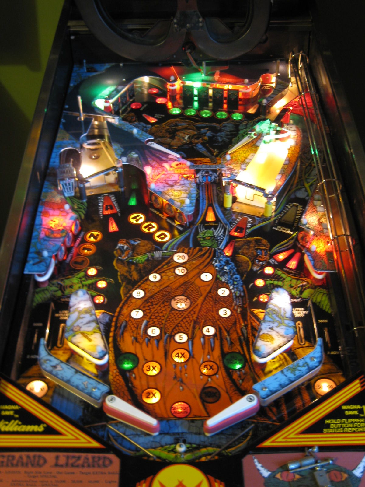 Grand Lizard new plastics decals being made | Pinball info