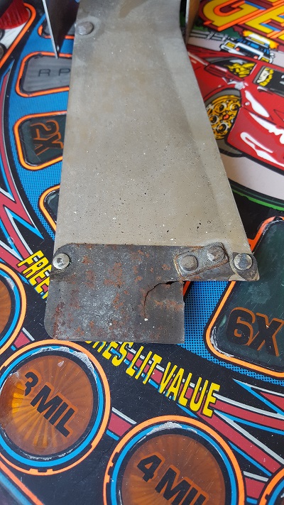 Replace Getaway Ramp Diverter Flap? | Pinball info