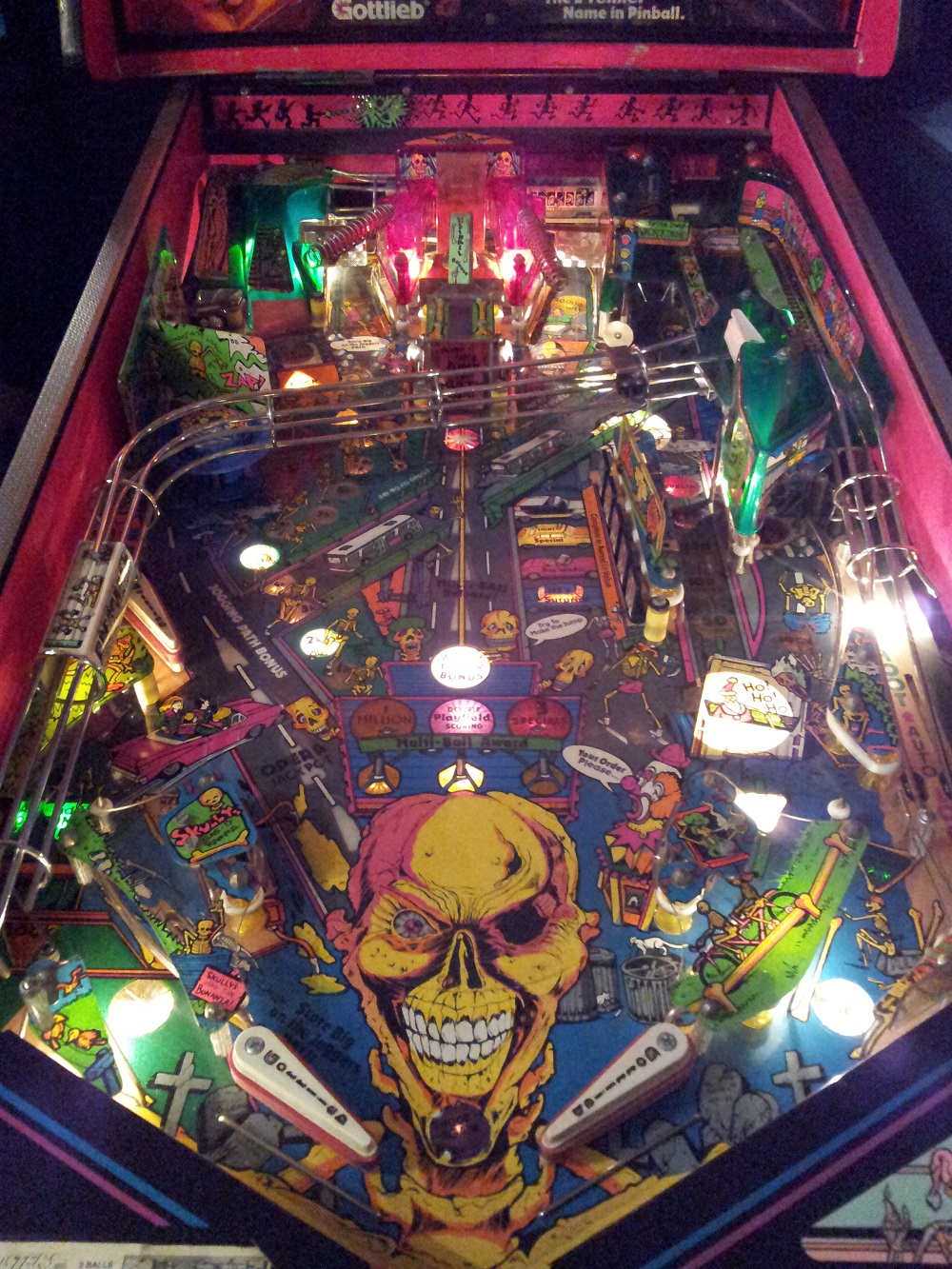 No Longer Available - Gottlieb Bone Busters | Pinball info