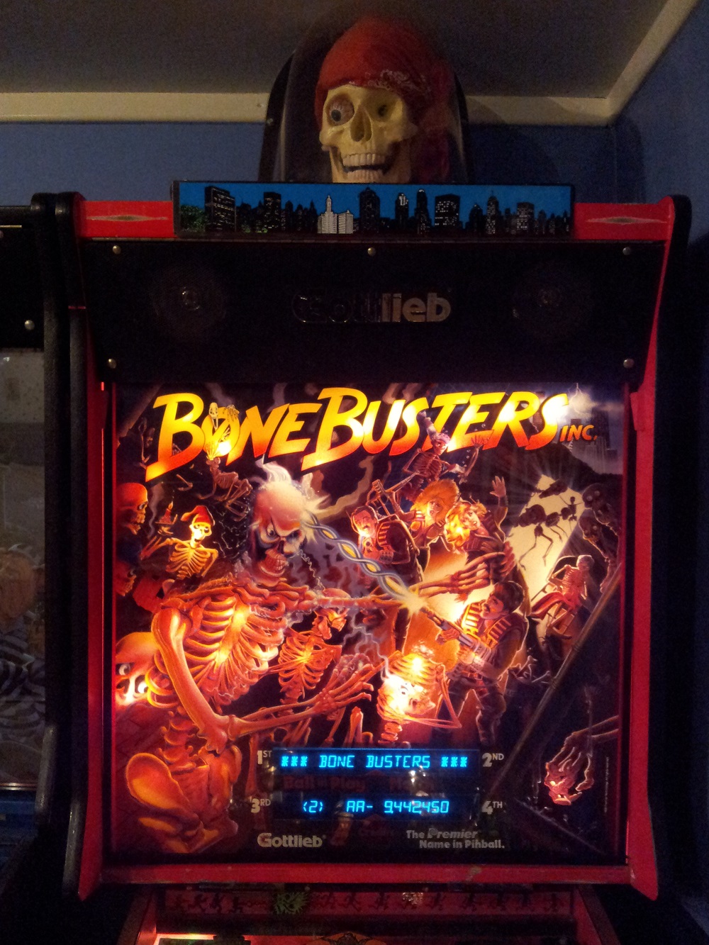 No Longer Available - Gottlieb Bone Busters | Pinball info