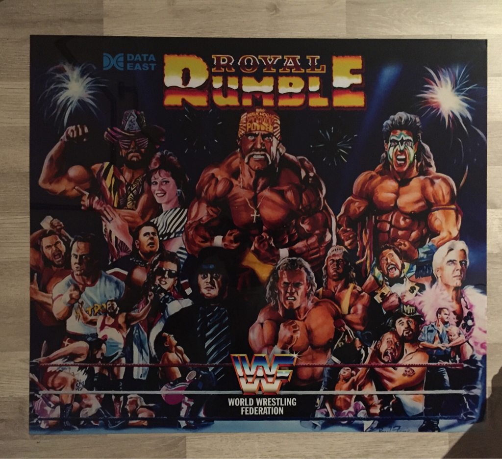 For Sale - Wwf Royal Rumble Alternative Translite | Pinball info